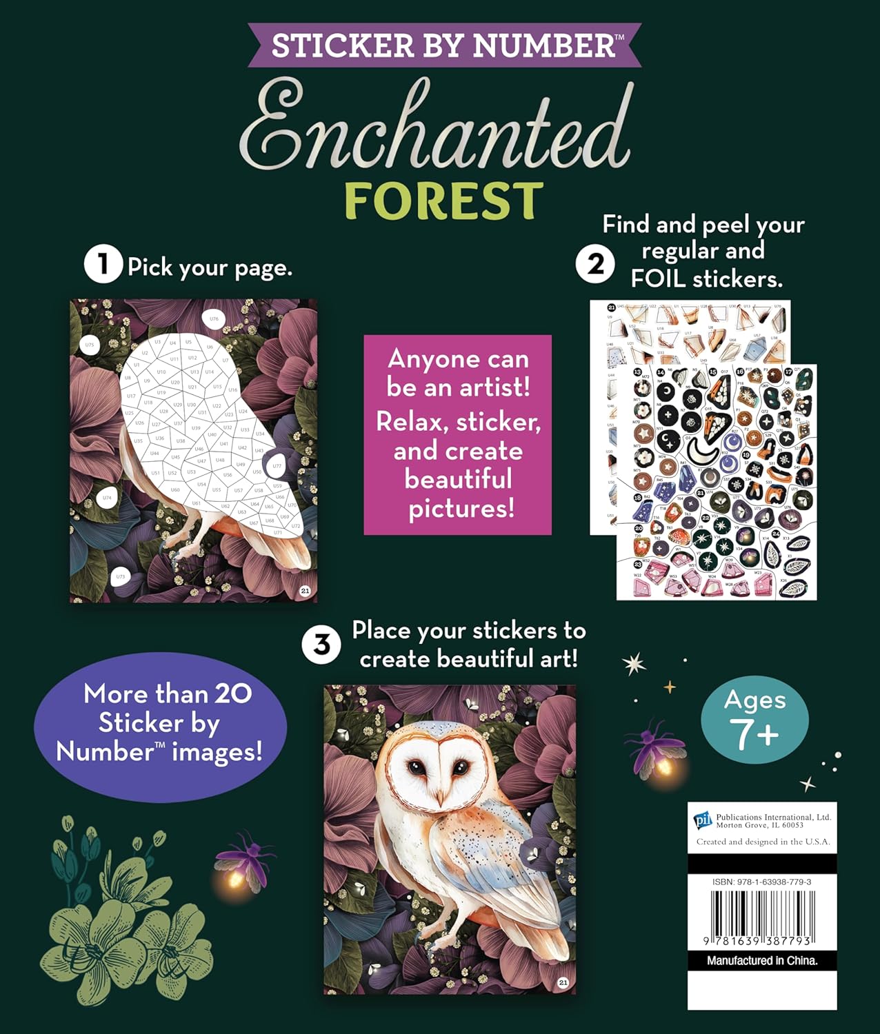 Brain Games - Sticker by number - Enchanted Forest – ByAnaCeci
